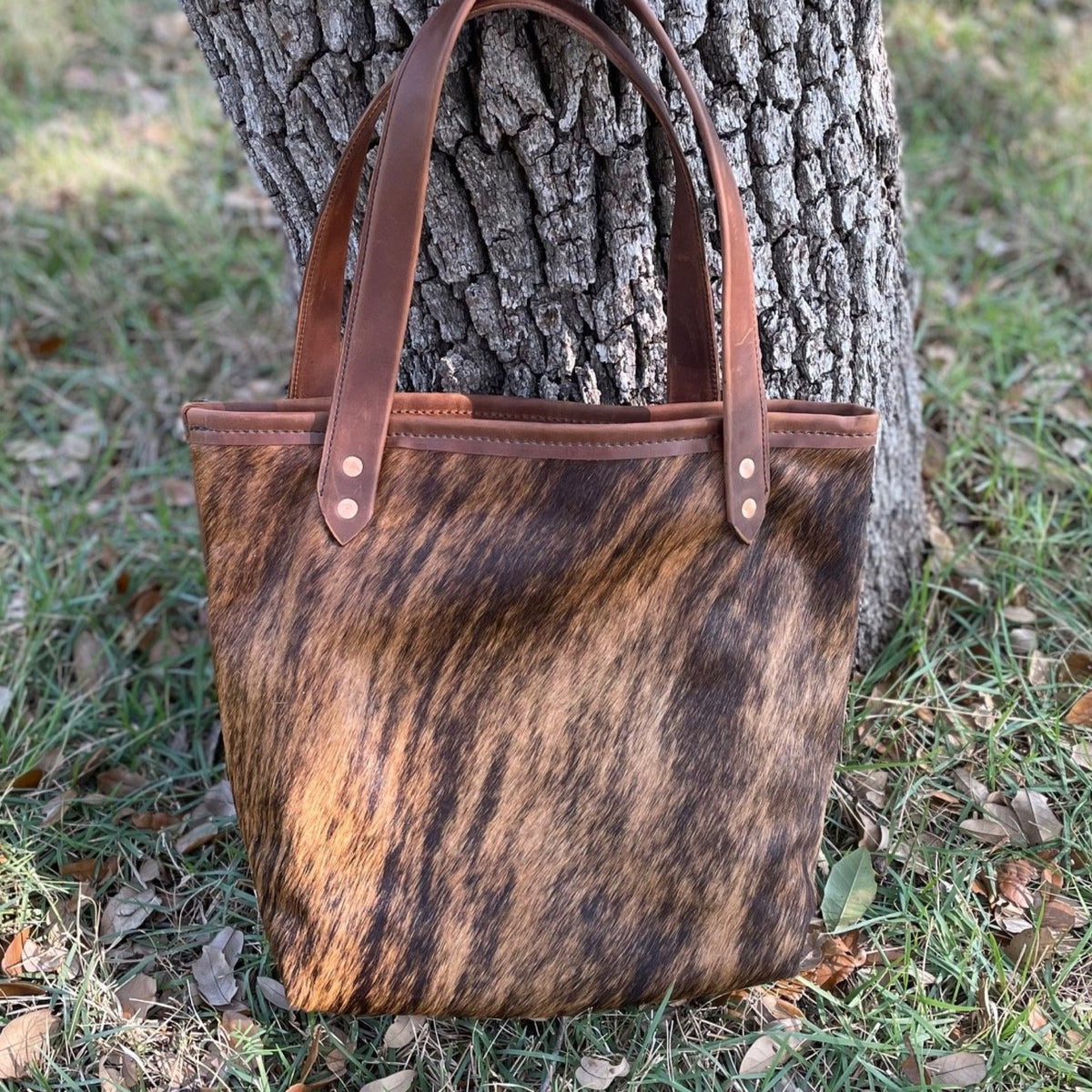 deer fur pattern bag